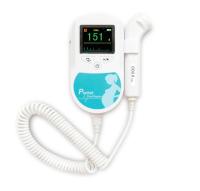 China 1 BPM Portable Medical Fetal Doppler 2.0MHz Automatic Shutdown Crooked Probe Structure for sale