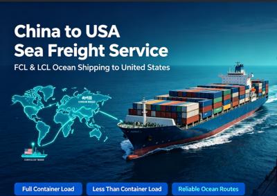 China China to USA Sea Freight Service | FCL & LCL Ocean Shipping to United States for sale