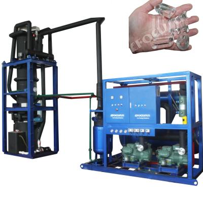 China Video Outgoing-Inspection Provided 2024 FOCUSUN 15T Tube Ice Machine for Drinks and Wines for sale