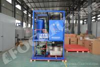 China Bitzer Compressor and 1650 KG Capacity FOCUSUN 5T Tube Ice Machine for Your Business for sale