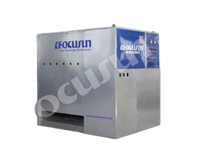 China Bitzer Compressor and Stainless Steel Used in 3T Cube Ice Machine for Maximum Output for sale