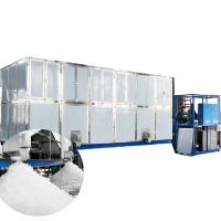 China 20T Industrial Ice Cube Making Machine for Beverage Featuring Water Cooling Condenser for sale