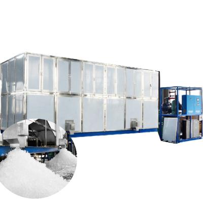 China 20T Industrial Ice Cube Making Machine for Beverage Featuring Water Cooling Condenser for sale