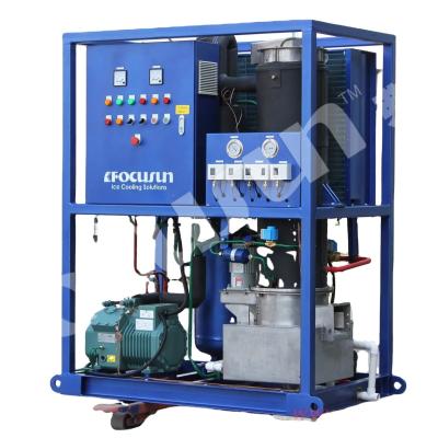 China Bitzer Compressor 2024 1T Automatic Ice Maker for Freezing Drinks and Mixing Wines for sale