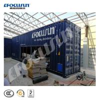 China Bitzer Compressor 12000 KG Direct Refrigeration 40 HQ Containerized Block Ice Machine for sale