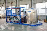 China 20T Flake Ice Machine for Africa Fisheries Motor-driven and Huge Ice Bar Compactor for sale