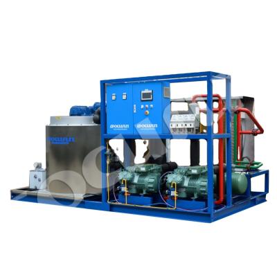 China 10T Stainless Steel 304 Flake Ice Machine for Video Outgoing-Inspection Provided for sale