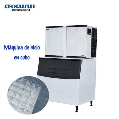 China Nueva Máquina de Hielo en Cubos 315kg de Capacidad de Almacenamiento para Uso Versátil for sale