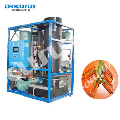 China Focusun 5 Ton Tube Ice Maker SUS304 Ice Tube Machine for Your Food Beverage Production for sale