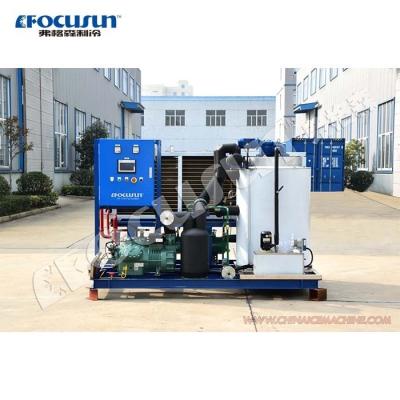 China 500KG Ice Storage Capacity Focusun 5T Medium Flake Ice Machine with Top- Accessories for sale