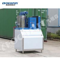 China High Capacity 1T Per Day Flake Ice Machine with 500KG Ice Storage and 380V Voltage for sale