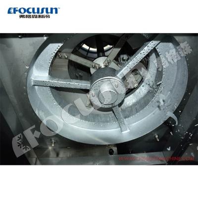 China 2T Flake Ice Machine for Seafood and Fish Preservation at 25C Water Inlet Temperature for sale