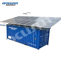 China 20ft Solar Container for Meat Vegetable Fish and Fruit Storage Building Material Shops for sale