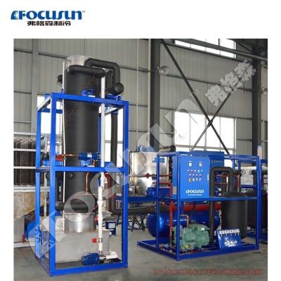 China Large Capacity Focusun Tube Ice Machine with Superior Efficiency and Bitzer Compressor for sale