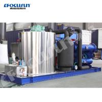 China 5000 KG Flake Ice Machine for Fresh/Seawater Cooling within Air and Water for sale