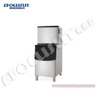 China Commercial Cube Ice Maker Machine with Transparent Design and Automatic Operation for sale