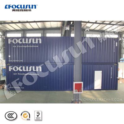 China Large Capacity Ice Storage Room With 10 TONS Cooling Capacity And Refrigeration System for sale