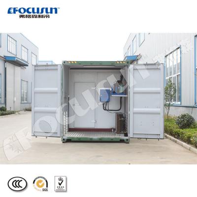 China Bitzer Compressor Containerized Cold Room for Storing Meat Seafood Vegetables or Ice for sale