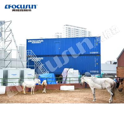 China Water-cooler Snow Maker for Ski Resort Focusun Outdoor Artificial Ice Flake Machine for sale