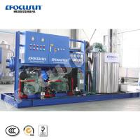 China Industrial Cooling Solution 10T/Day Containerized Flake Ice Machine with Air Cooling for sale