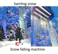 China 1500kg Capacity Snow Falling Ice Machine for Christmas Event at Snow Fantasy Park for sale