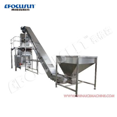 China Sealing Bag Packing Machine for 1kg 5kg 10kg Ice Cubes Tubes Video Outgoing-Inspection for sale
