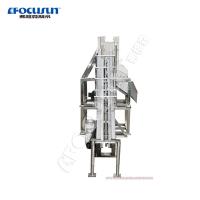China 304 Stainless Steel Material 100kg/min Tube/Block Ice Crusher Machine Maker for 4.5kw for sale