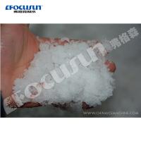 China Focusun 100kg/min Block Ice Crusher with Screw Way Conveyor and 380v/50hz/3p Voltage for sale