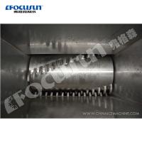 China Focusun 100kg/min Block Ice Crusher with Screw Way Conveyor and 380v/50hz/3p Voltage for sale