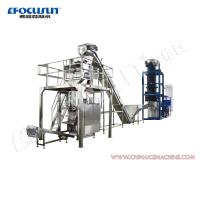 China Stainless Steel 304 Ice Packing Machine for Tube Ice and Ice Cubes at 3000kg/hr Capacity for sale