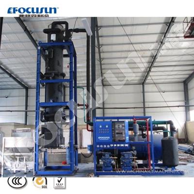 China Industrial Tube Ice Machine 15-30T Capacity 50KW Power Supply Ideal for Tropical Climate for sale