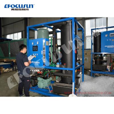 China Focusun 5 Ton Water-Cooled Ice Tube Making Machine 1700*1200*2200mm in Dimension for sale