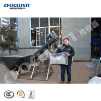 China Edible Cube Ice Packaging Simplified with Semi Automatic Packer by Focusun in Bags for sale