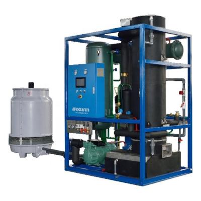 China Customized size 5 ton/day ice tube making machine with PLC control and precise ice for sale