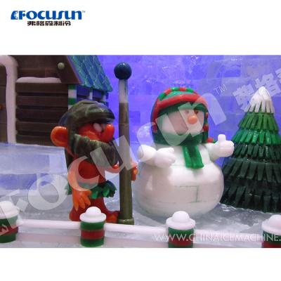 China Snow Ice Machine for Dubai Snow Park 380V / 50HZ / 3P Power Supply Maquina Hacer Hielo for sale