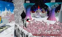 China Snow Ice Machine for Dubai Snow Park 380V / 50HZ / 3P Power Supply Maquina Hacer Hielo for sale