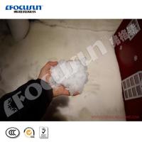China 1000kg Ice Storage Capacity Artificial Snow Making Machine Design Real Snow Feeling for sale