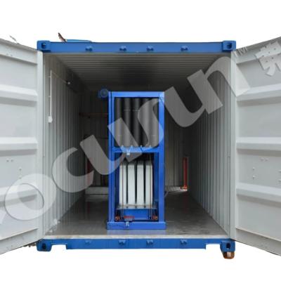 China Video Outgoing-Inspection Provided Directly Sold by Manufacturers 1T Block Ice Machine for sale