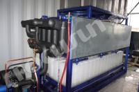 China Video Outgoing-Inspection Provided Directly Sold by Manufacturers 1T Block Ice Machine for sale