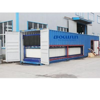 China Bitzer Compressor Industrial Ice Making Machine for Easy and Containerized Ice Production for sale