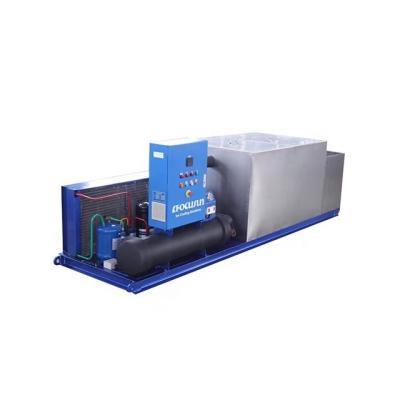 China Focusun 1 Ton/24 Hours Brine Refrigerated Ice Maker Block Ice Machine with Compressor for sale