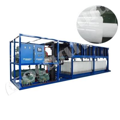 China Bitzer Compressor 2024 Focusun 15T Block Ice Machine for Large-scale Ice Production for sale