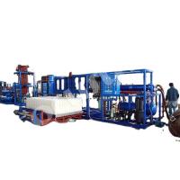 China Evaporator Core Components 960kg Industrial Block Ice Machine for Seafood Preservation for sale
