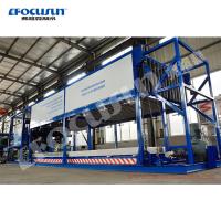 China 15T/24H Large Industrial Direct Cooling Block Ice Machine with 25kg/50kg Ice Weight for sale