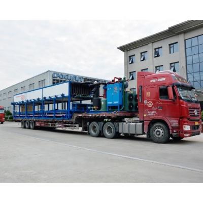China 40 Tons Industrial Ice Block Maker Making Machine with Design and Fusheng Compressor for sale