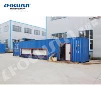 China 18 Ton/Day Containerized Direct Cooling Block Ice Maker Machine with Customized Design for sale