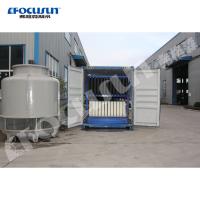 China 18 Ton/Day Containerized Direct Cooling Block Ice Maker Machine with Customized Design for sale