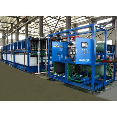 China 30 Ton Industrial Block Ice Maker Machine with 15550*2290*2520 Dimensions by Focusun for sale
