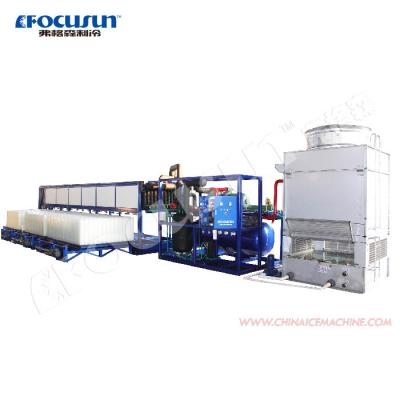 China 10-30 Ton Ice Machinery with Video Inspection and Water/Evaporative Cooling Condenser for sale