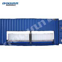 China 33.9KW Industrial Mobile Container Block Ice Machines with 10 Tonnes/Day Capacity for sale